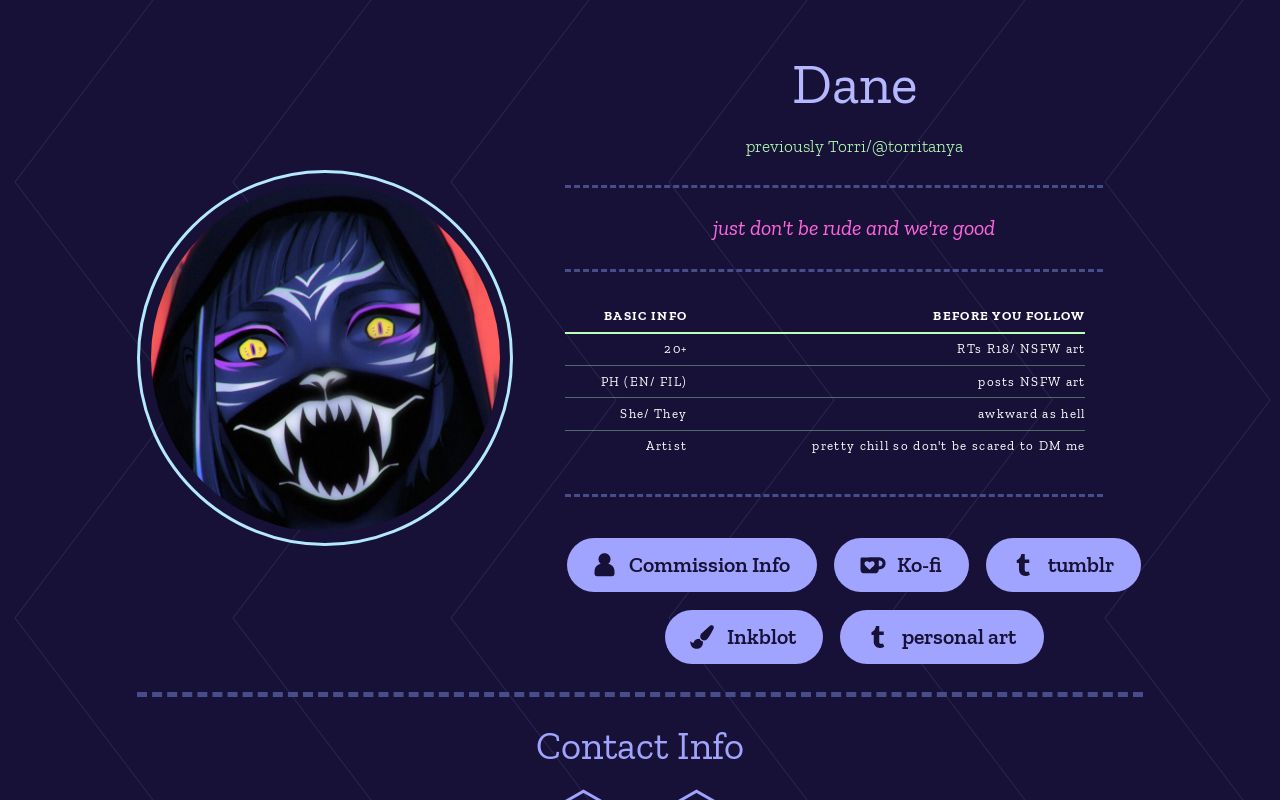Dane's Info